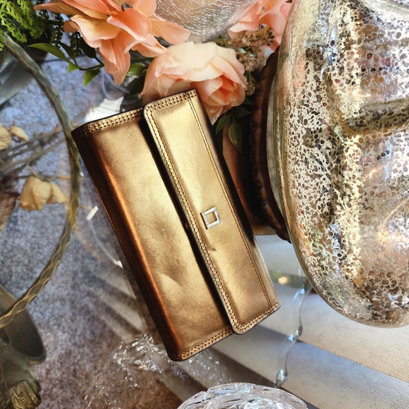 Lodis | Bags | Lodis Gold Wallet | Poshmark